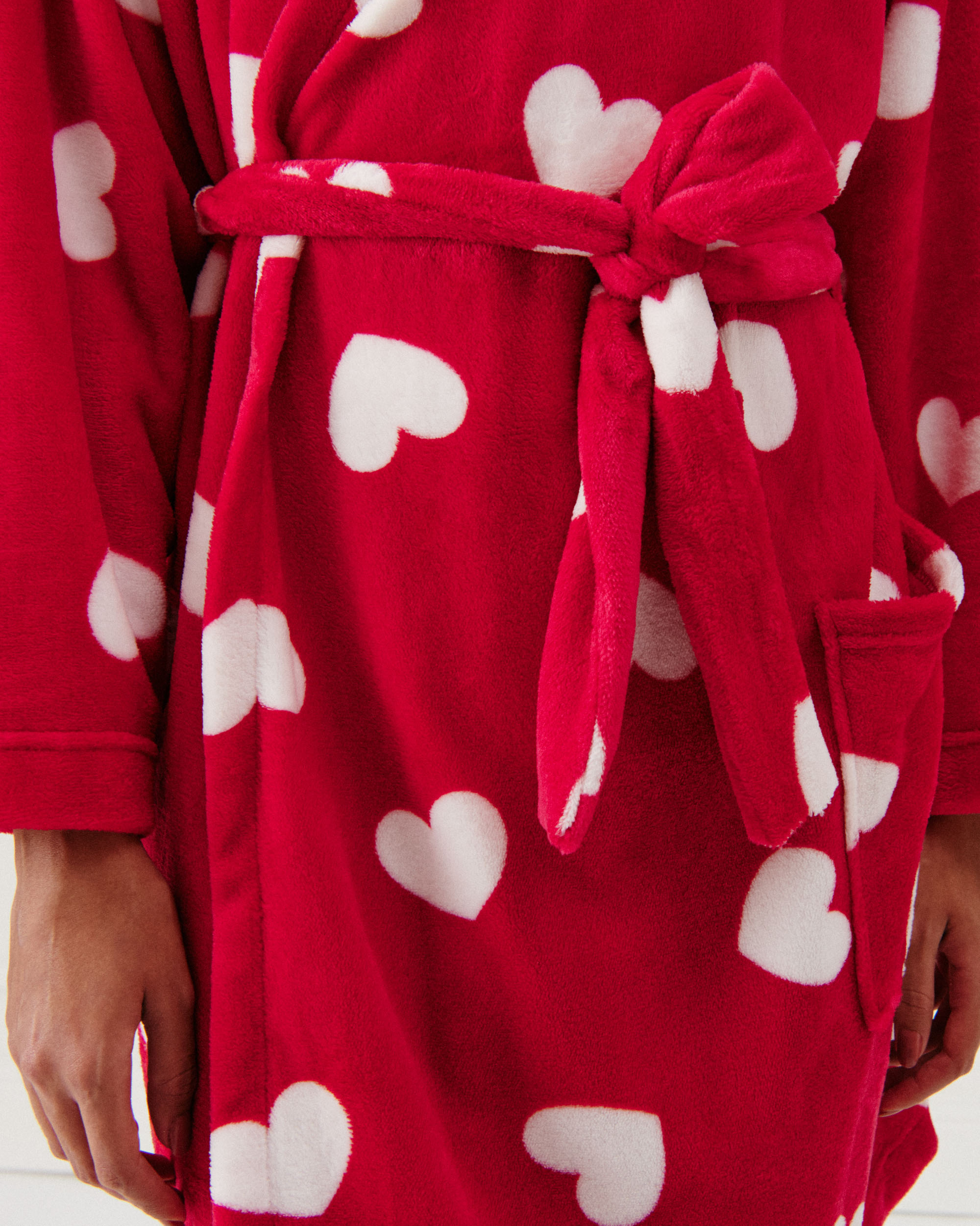 Red Heart Dressing Gown