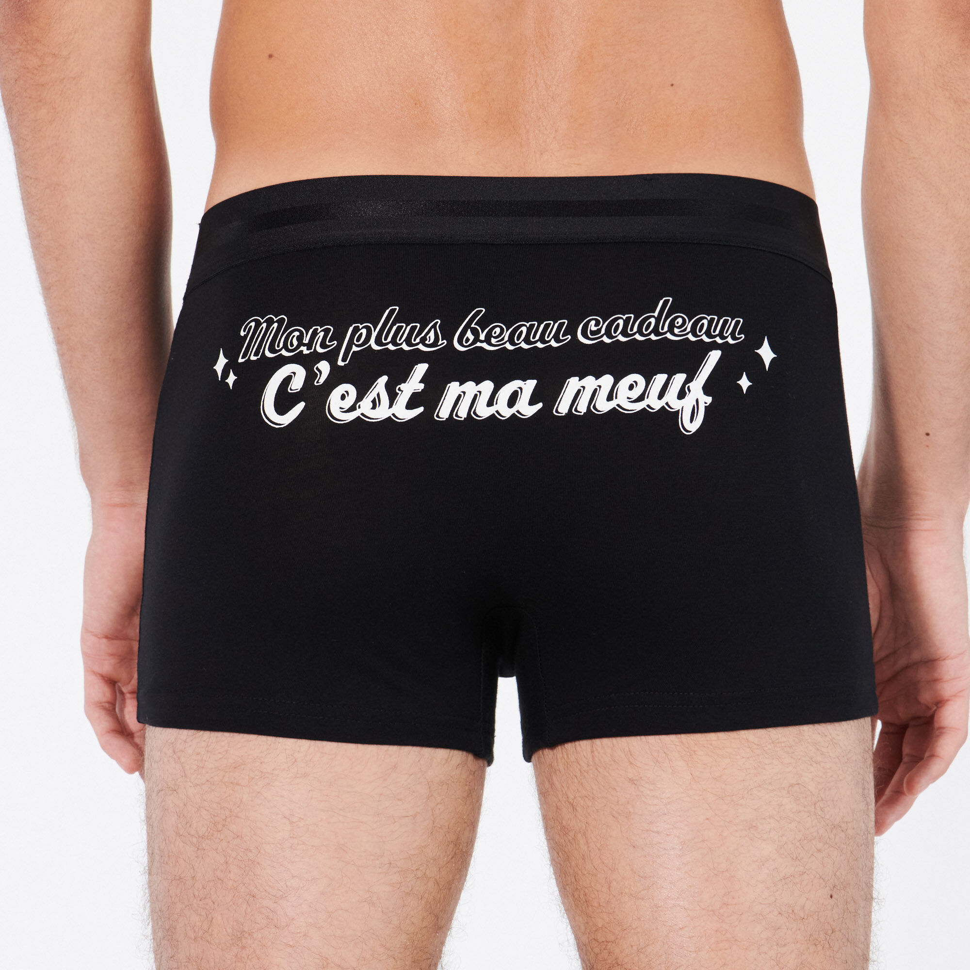 Mon plus beau cadeau c'est ma meuf boxer shorts - black - Undiz